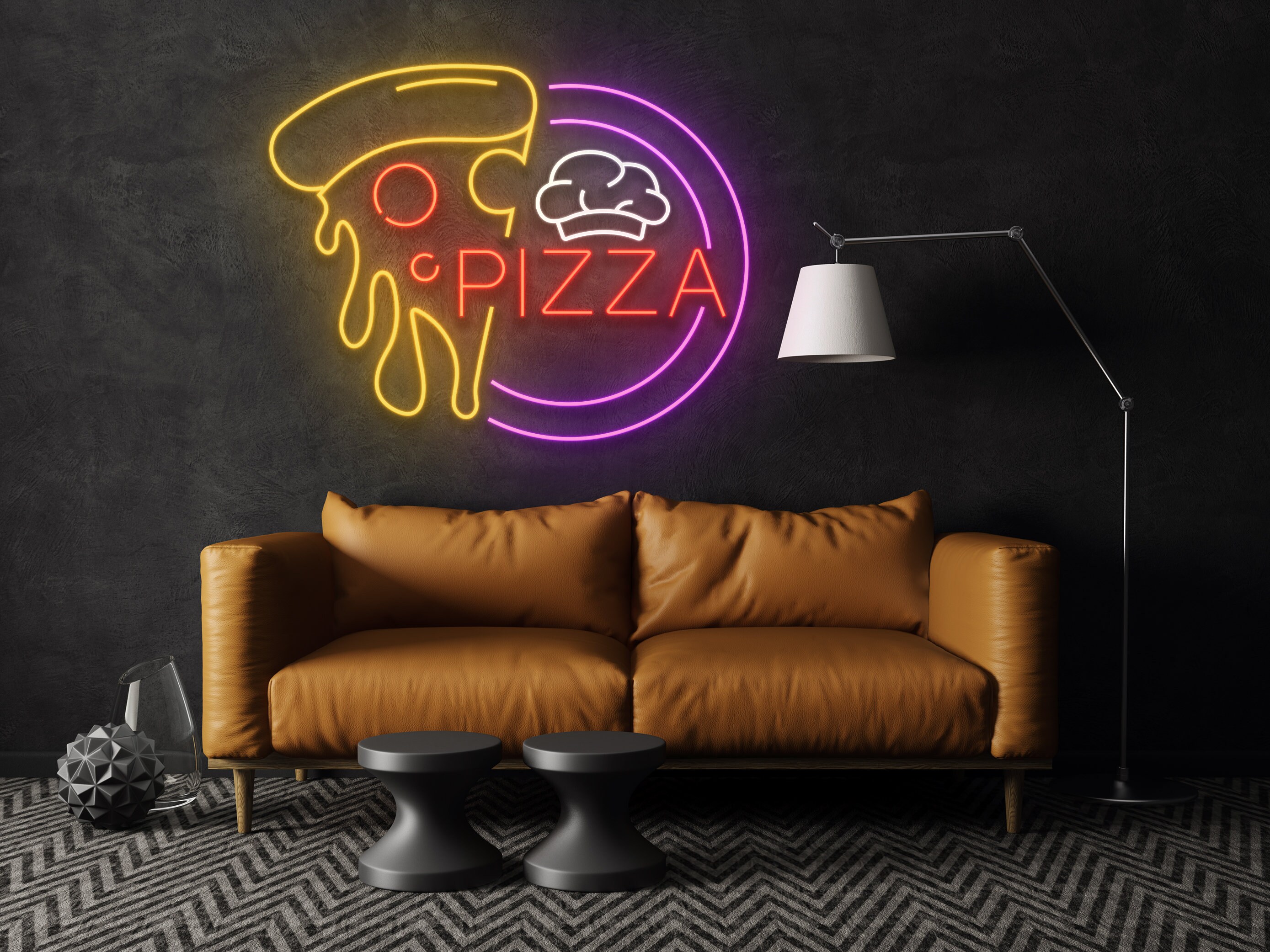 Pizza Neon Sign Pizza Led Sign Pizza Slice Led Sign - Etsy
