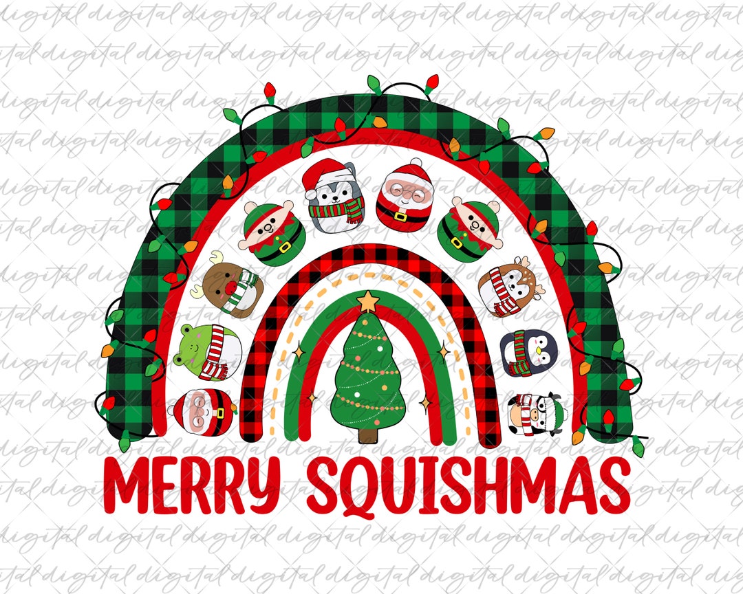Merry Squishmas Png Squishmallow for Kid Png Christmas - Etsy