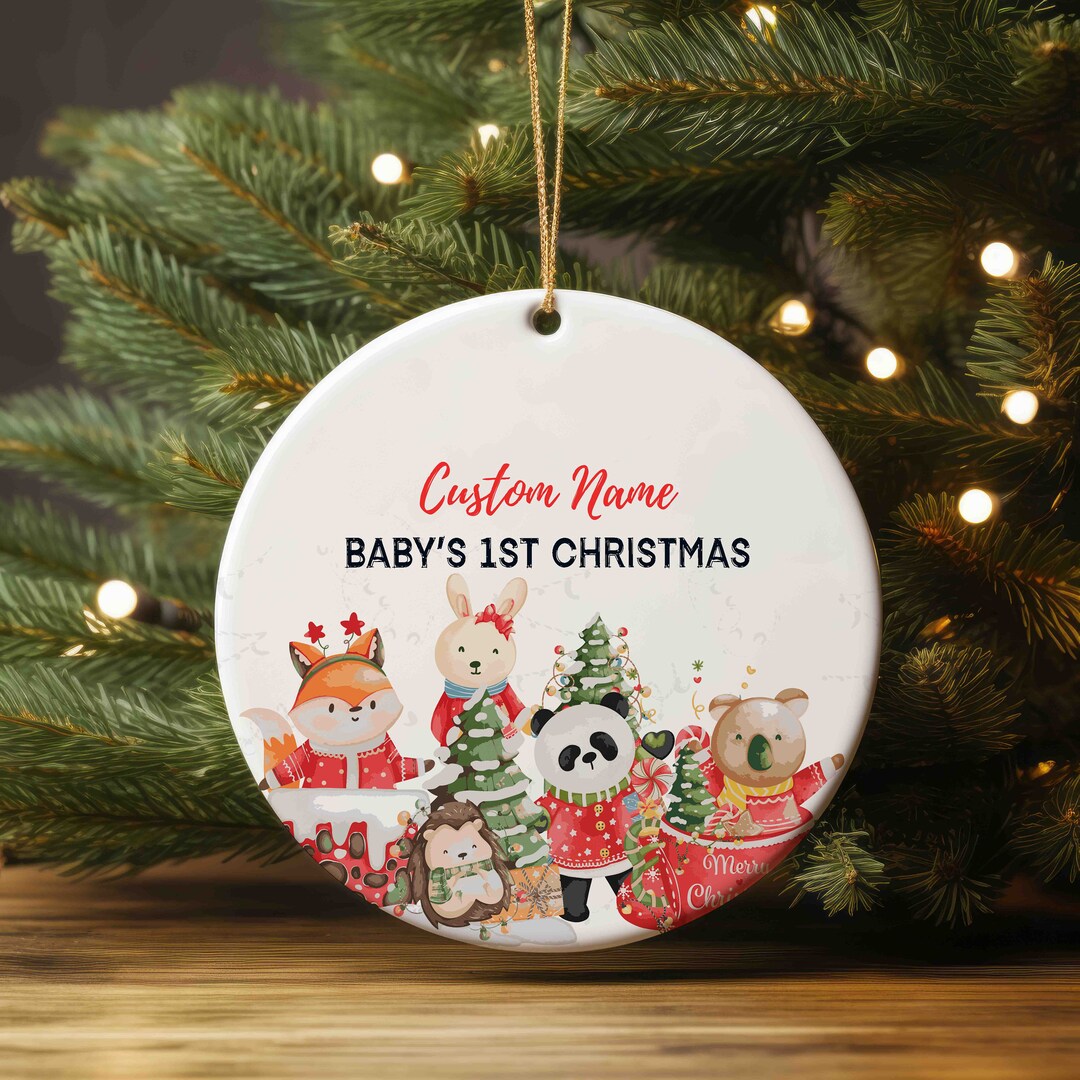 Personalized Baby Name Ornament Customized Baby Name - Etsy