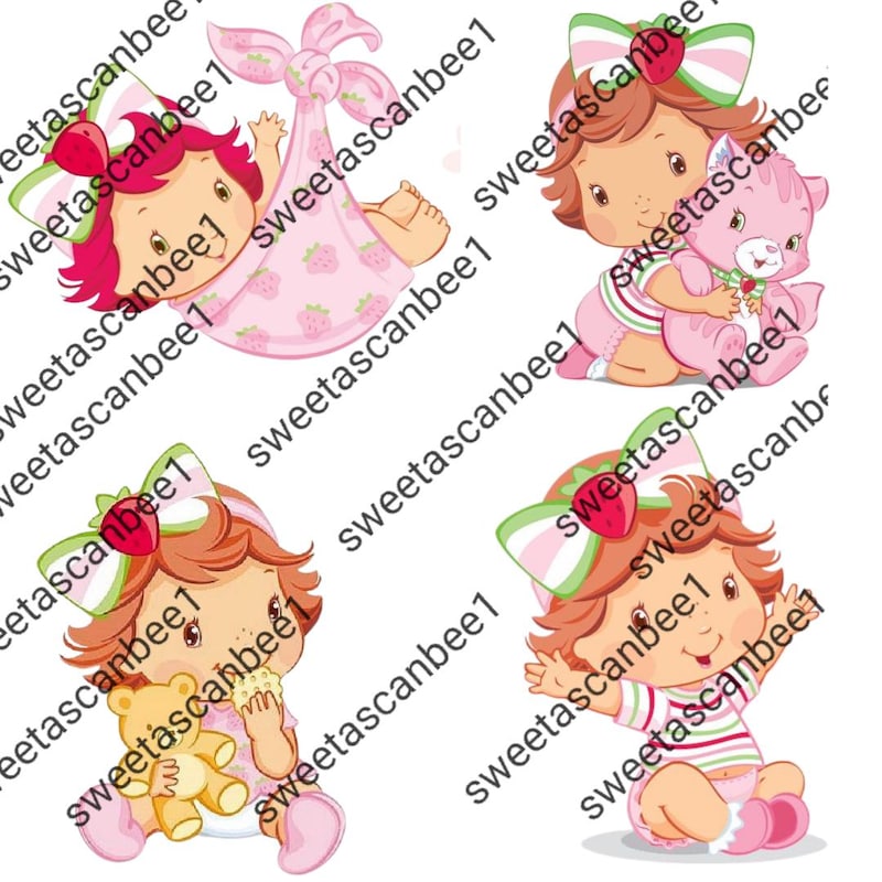 Strawberry Clipart Cartoon - Etsy