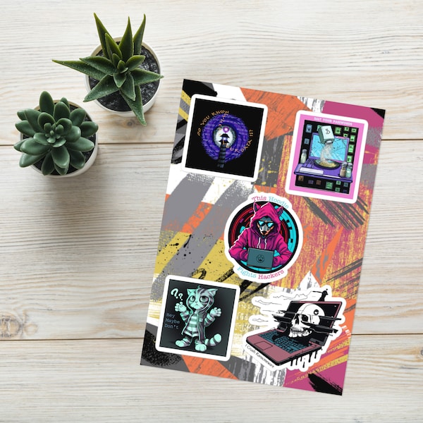 Cybersecurity Stickers - Etsy