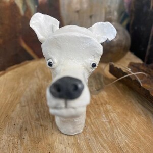 Handmade Original Clay Dog Sculpture - Etsy