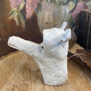 Handmade Original Clay Dog Sculpture - Etsy