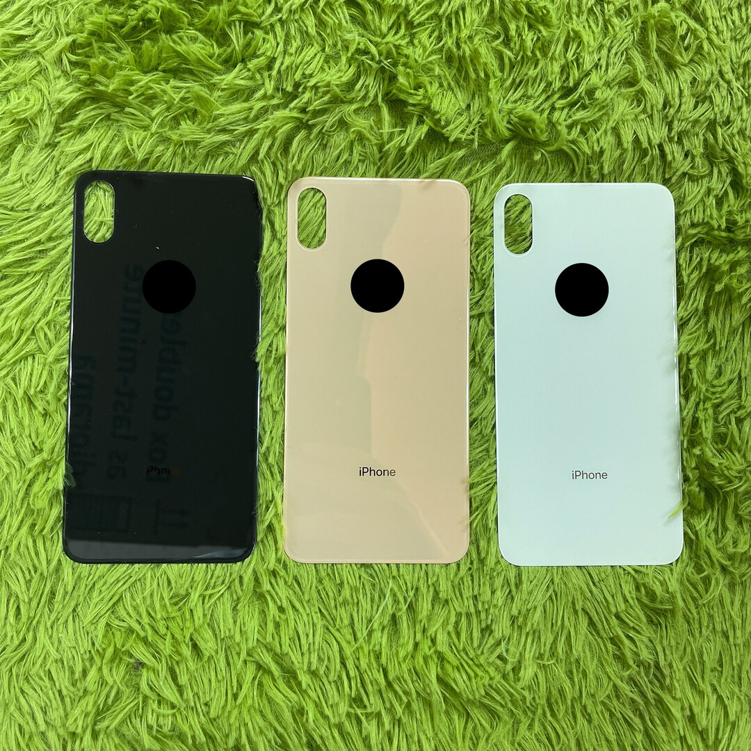IPhone XS Back Glass Big Hole Replacement - Etsy