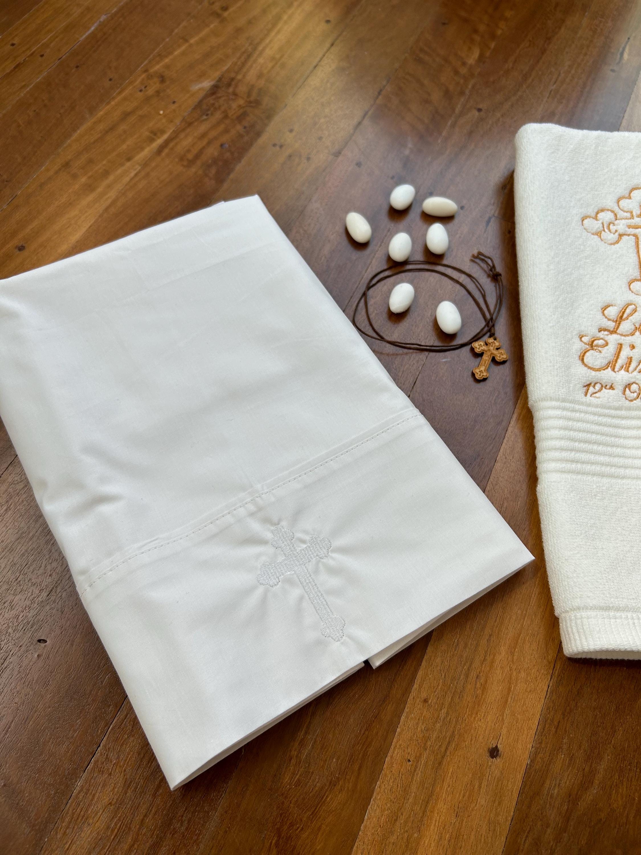 Orthodox Baptism OIL SHEET (matching Towels Available) Christening ...