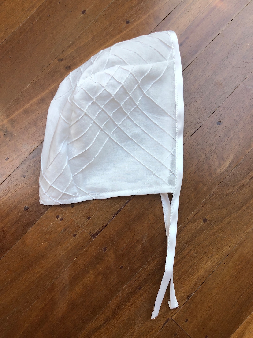 OIL CAP Baby Bonnet Orthodox Baptism White (matching Sheet / Towels ...