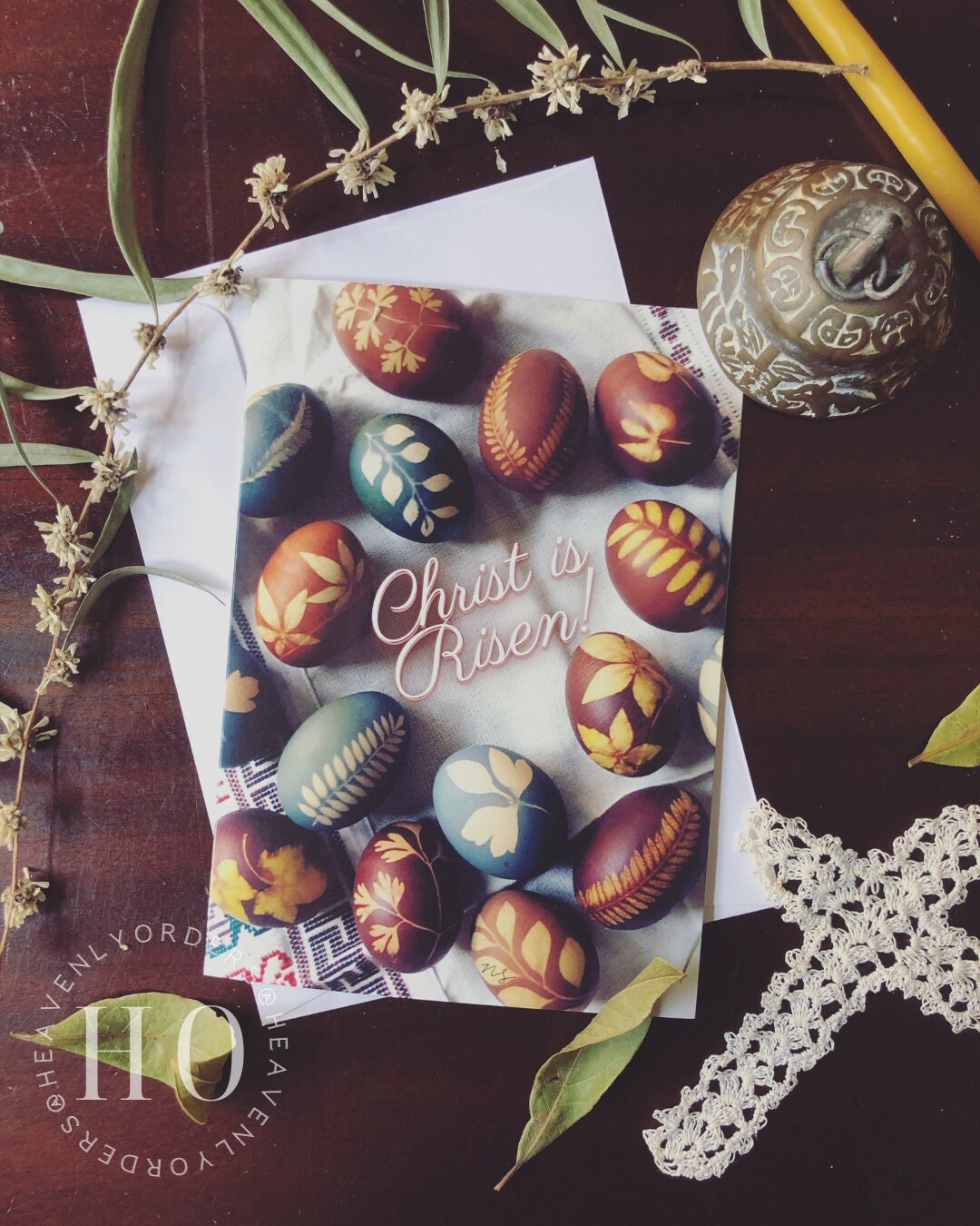 Christ is Risen Easter Greeting Card Orthodox Christian Catholic Pascha ...