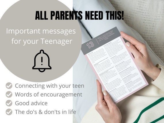 Welcome to Your Teens Birthday Card With Words of Advice - Etsy