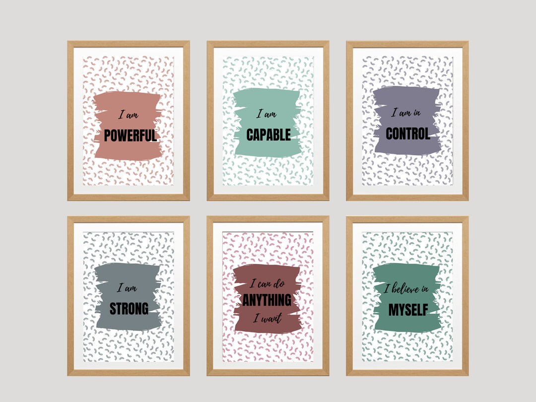 Kids Wall Art Decor, Motivational Quote Posters, Inspirational Prints ...