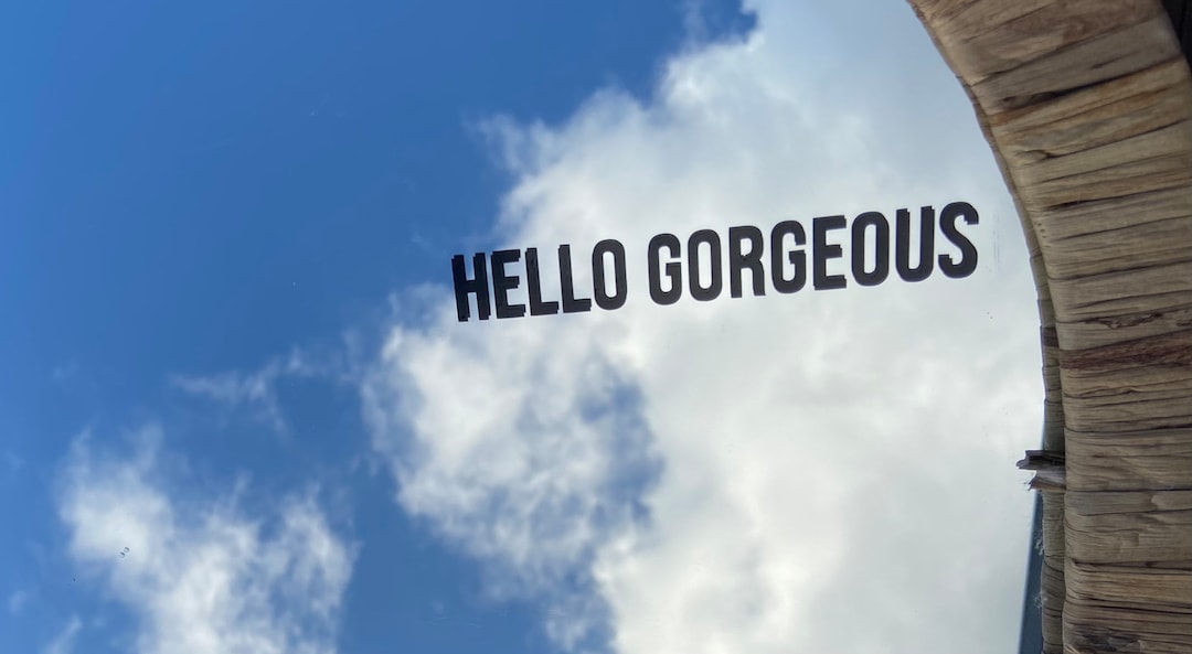 Hello Gorgeous | Mirror Sticker | Affirmation Sticker | Vinyl Decal - Etsy