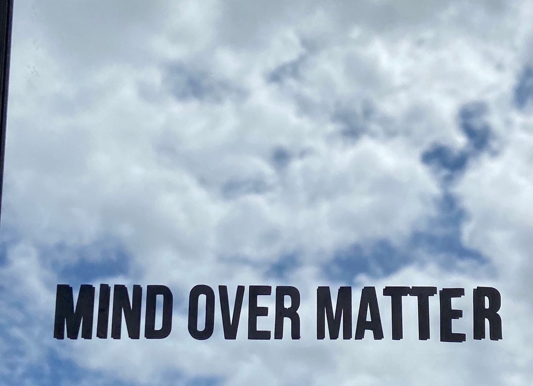 Mind Over Matter | Affirmation Sticker | Vinyl Decal - Etsy