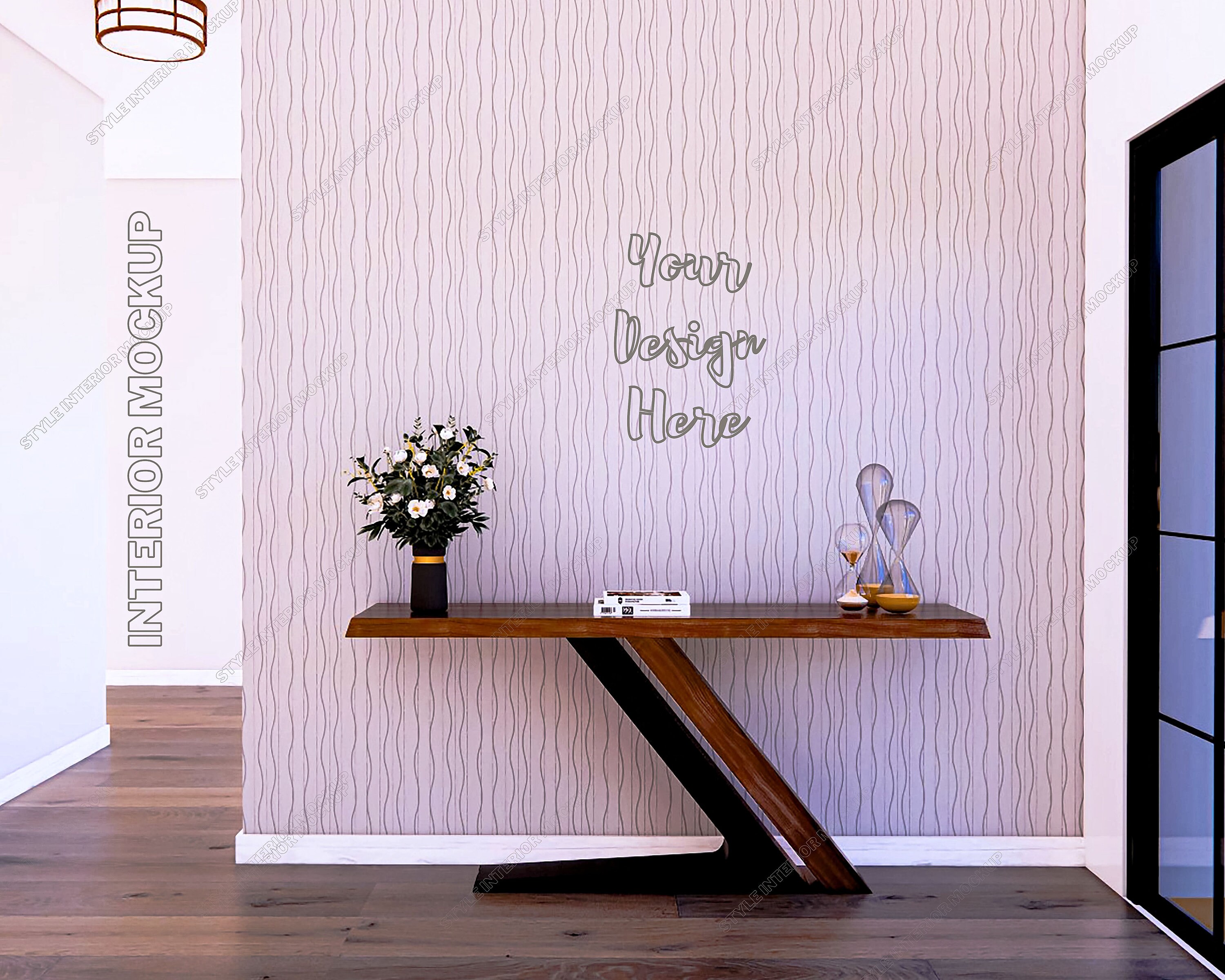 Modern Interior Design, Empty Wall Design, Entryway Wall, Wall Decor ...