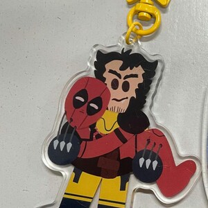Deadpool and Wolverine Acrylic Charm - Etsy