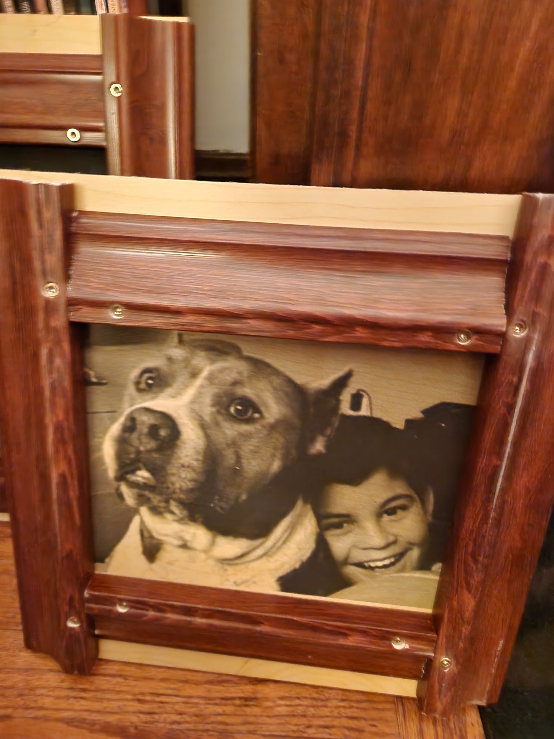 Personalized Laser-engraved Photos and Poems on Wood Grain With Custom ...