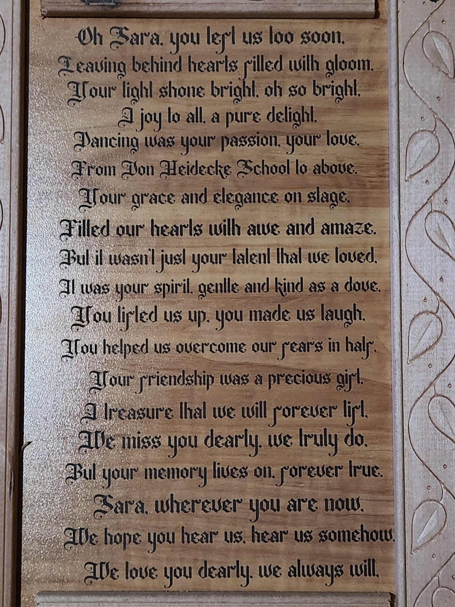 Personalized Laser Engraved Poems - Handcrafted Custom Gifts for Any ...