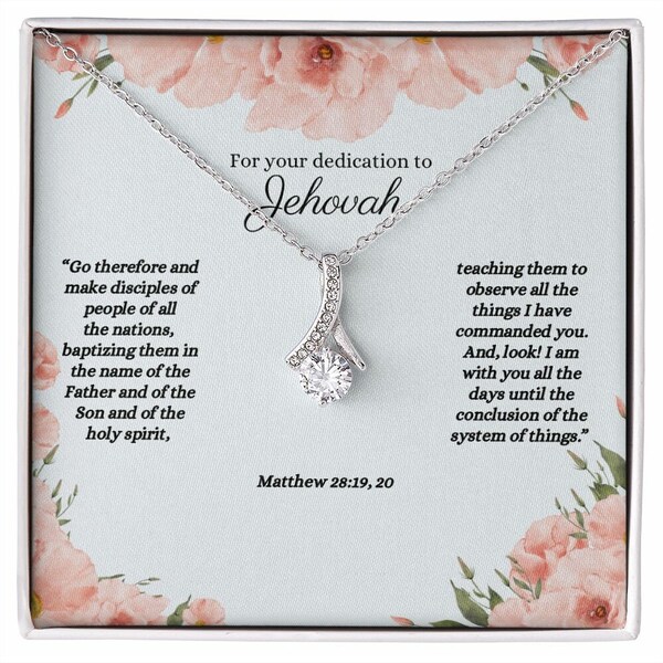Jehovahs Witness Baptism Necklace - Etsy