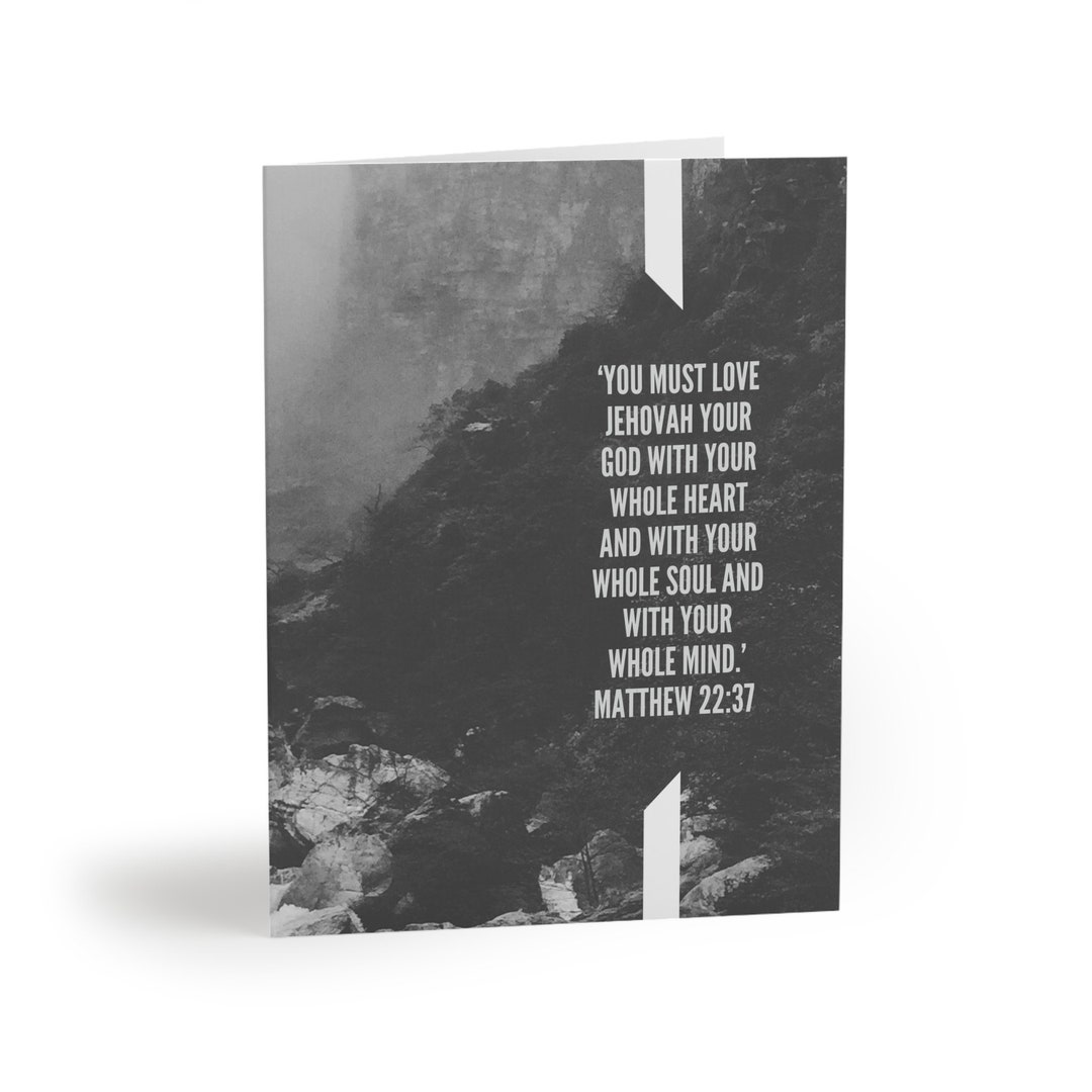 Love Jehovah Scripture Greeting Cards (8, 16, and 24 Pcs) With ...