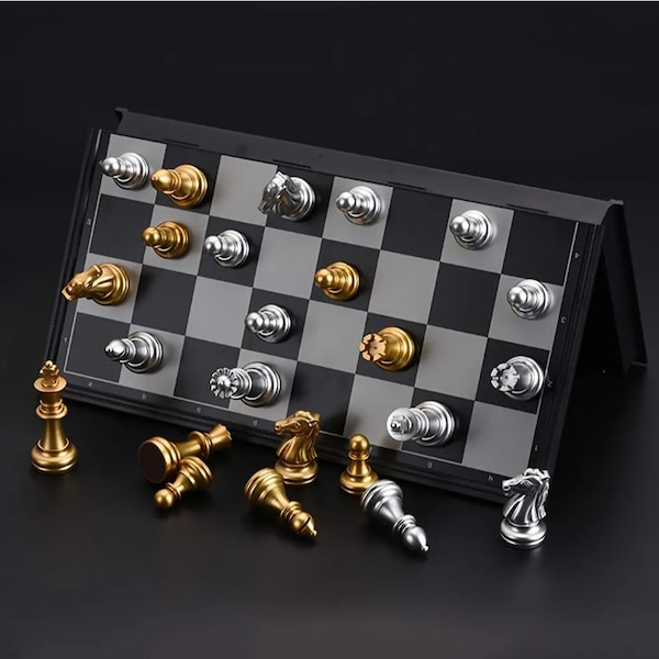 Unique Chess Set Magnetic - Etsy