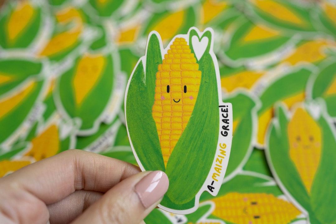 A-maizing Grace! | Faith Sticker | Maize Sticker | Cute Christian ...
