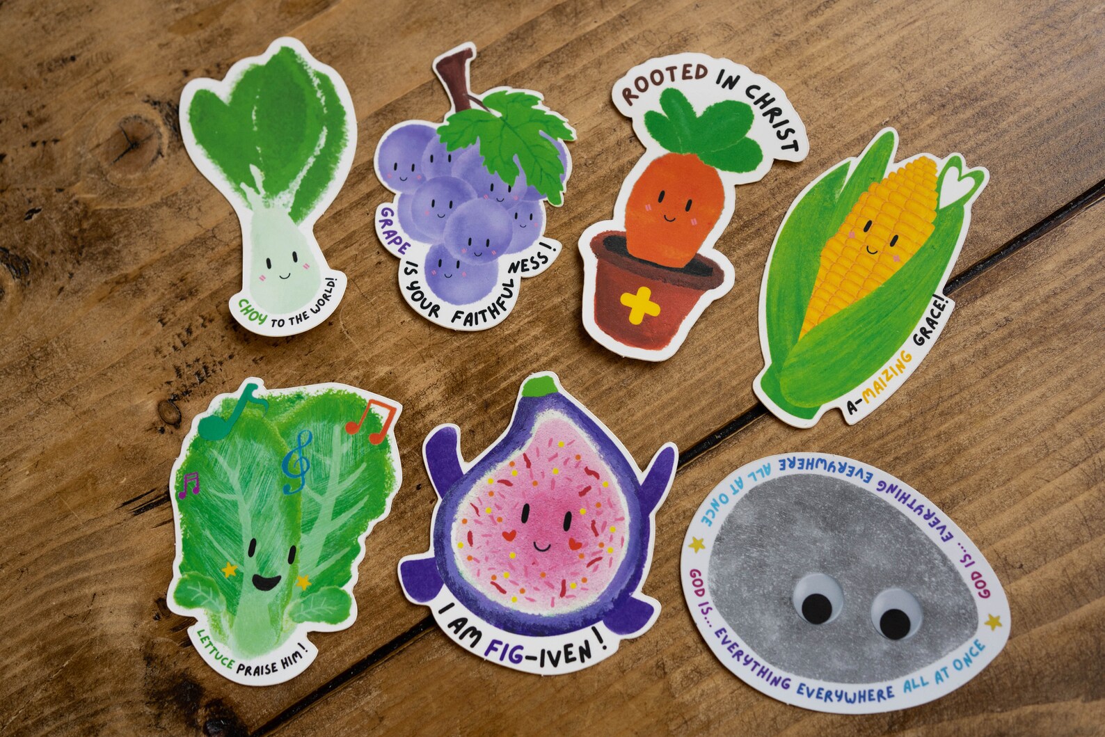 Lettuce Praise Him! | Faith Sticker | Lettuce Sticker | Cute Christian ...