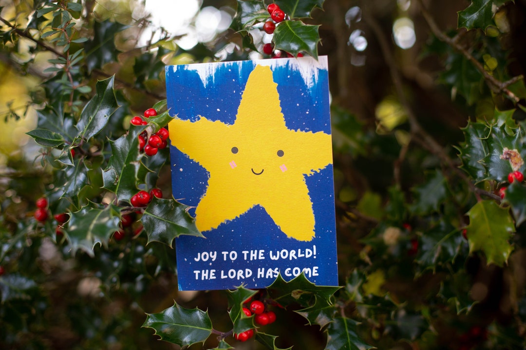 Joy to the World | Christmas Star Design | Cute Christian Christmas ...