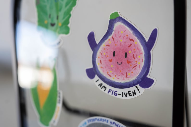 I Am Fig-iven! | Faith Sticker | Fig Sticker | Cute Christian Sticker ...