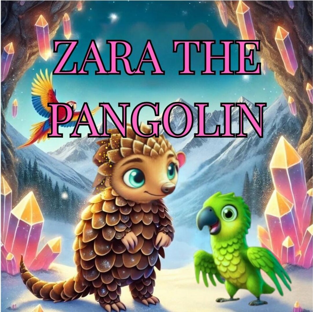 Zara Pangolin Crystal Cave Storybook: Children's Digital Print (PDF) - Etsy