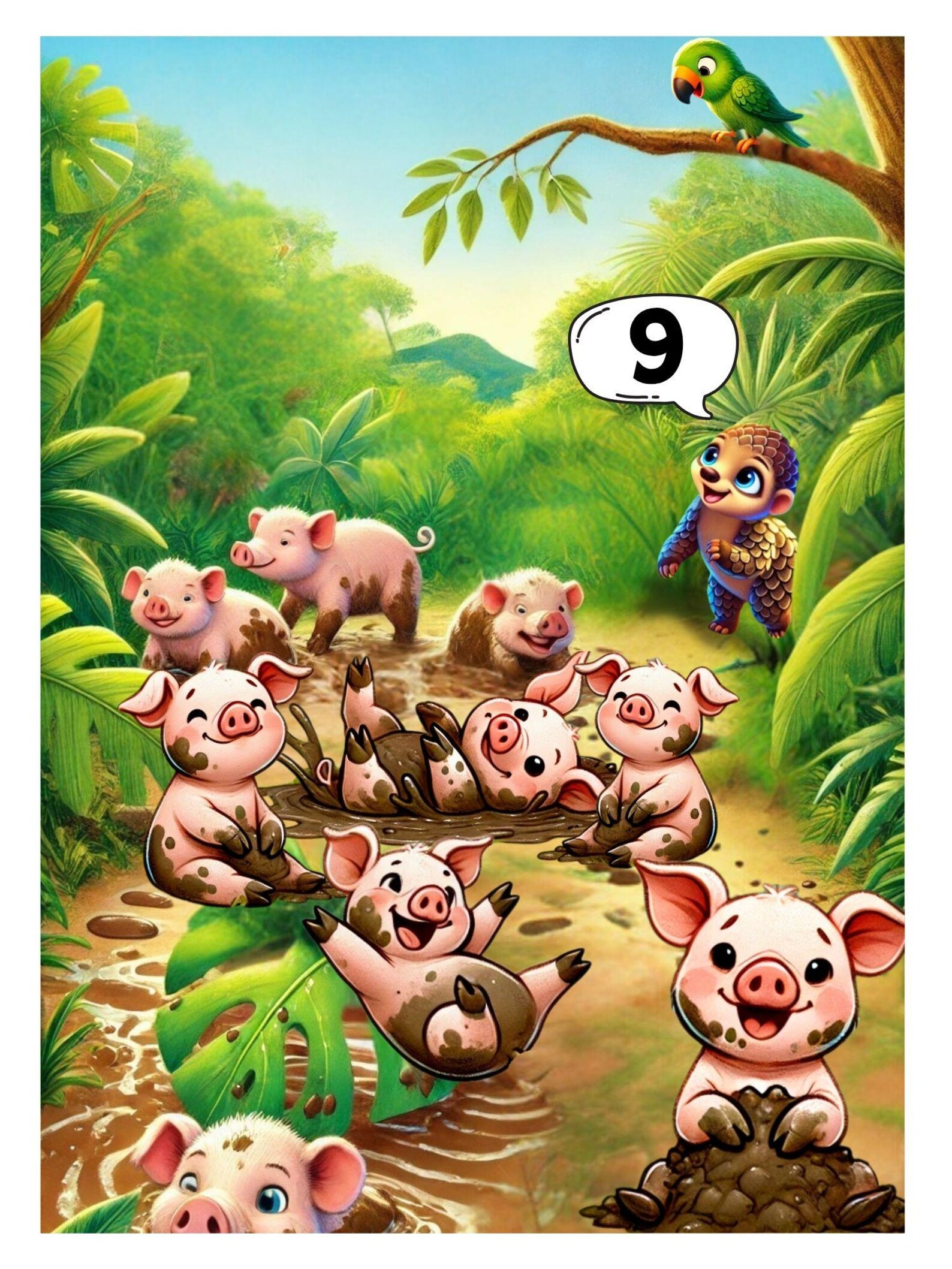 Zara and the Jungle Parade – Digital Download | Learn Counting 1–10 ...