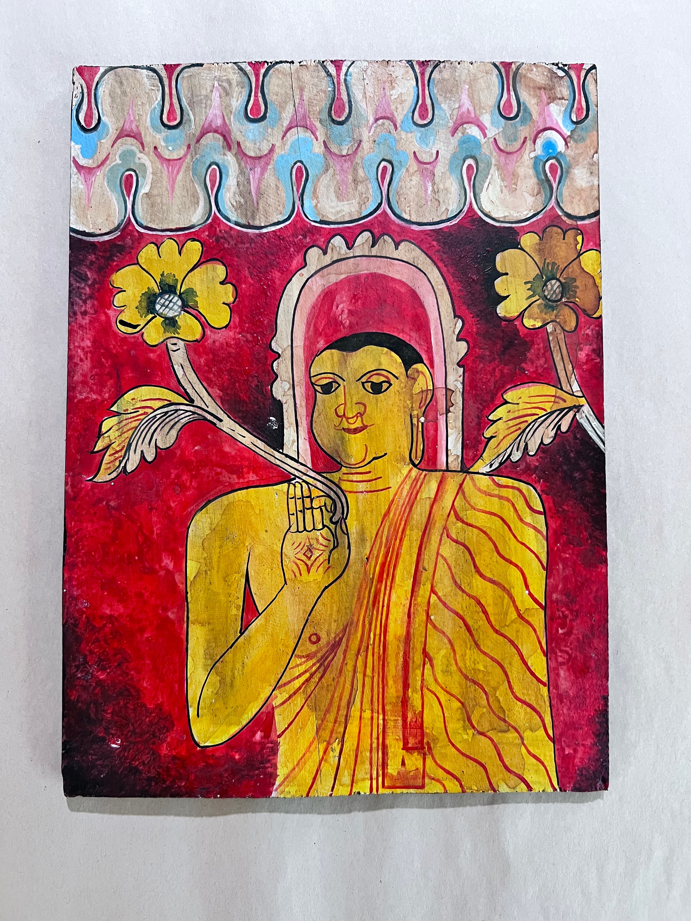 Giant Buddha Painting at Helen Mcewen blog