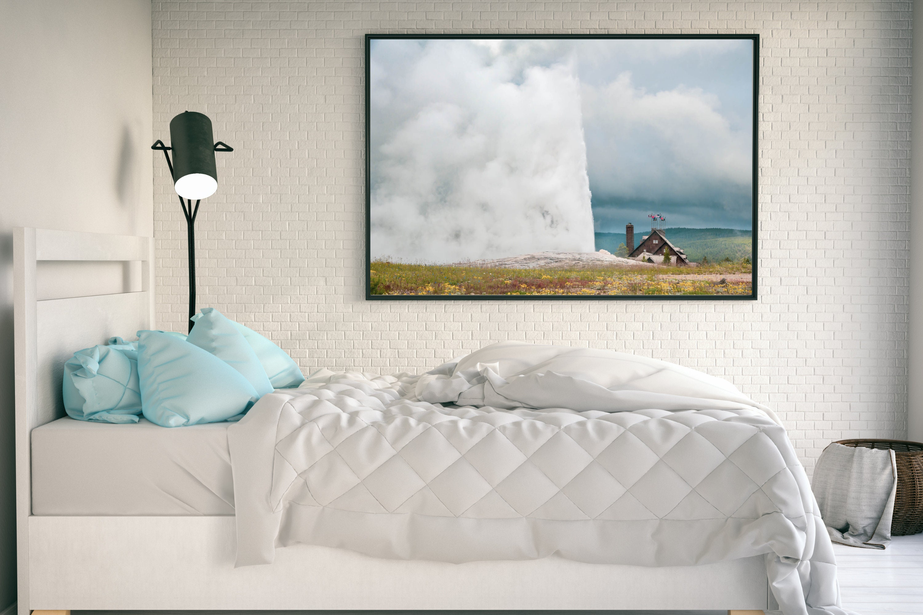 Old Faithful Geyser Erupting, INSTANT PHOTO DOWNLOAD, Yellowstone ...