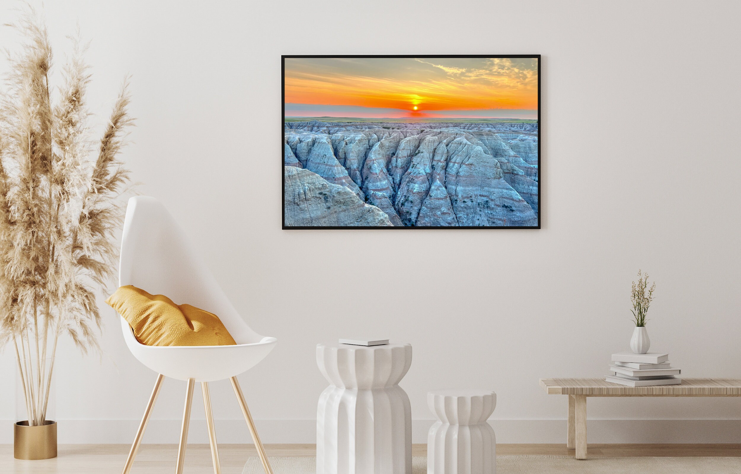 Epic Sunrise, Badlands National Park Panorama Point Sunrise, for Wall ...