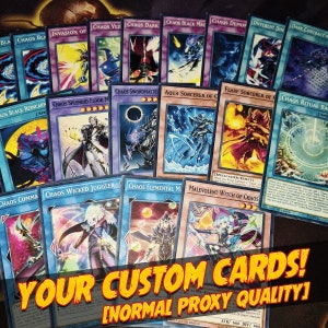 Custom Proxy Cards your Own Designs Common - Etsy
