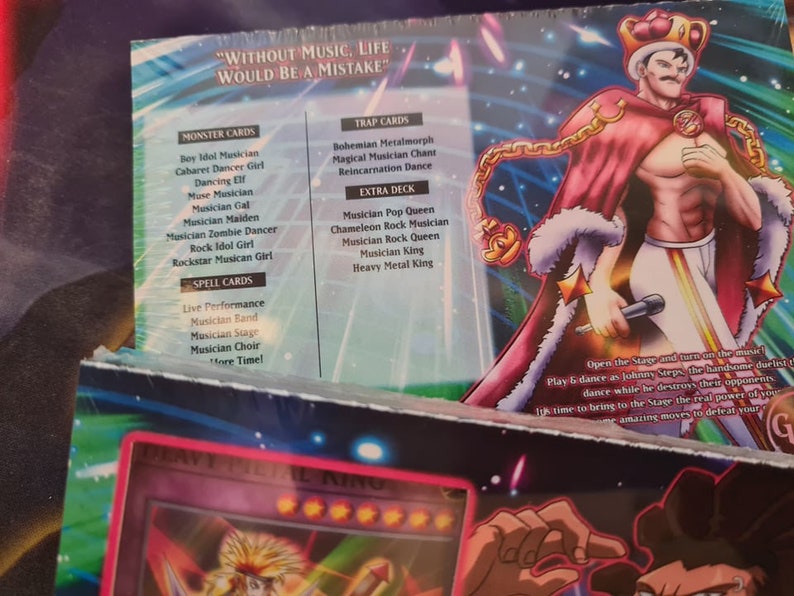 Johnny Steps - the Fabled Musician | Orica Deck - Etsy