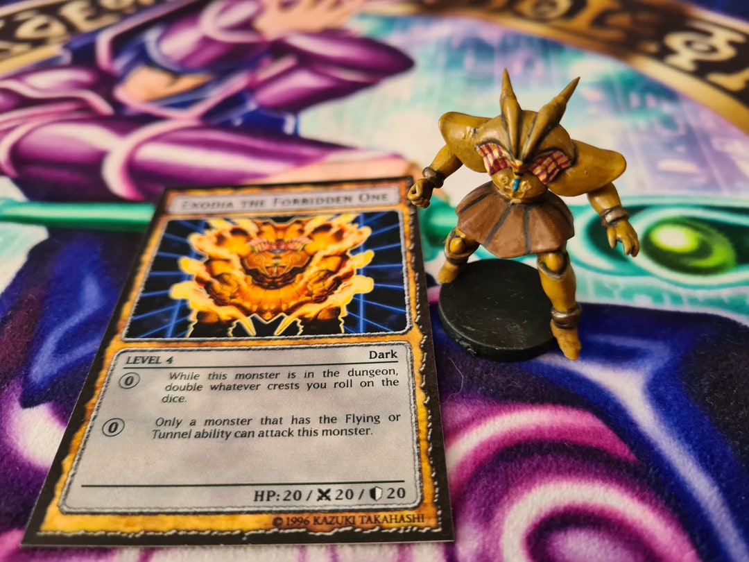 Exodia the Forbidden One Custom 3D Printed Miniature - Etsy