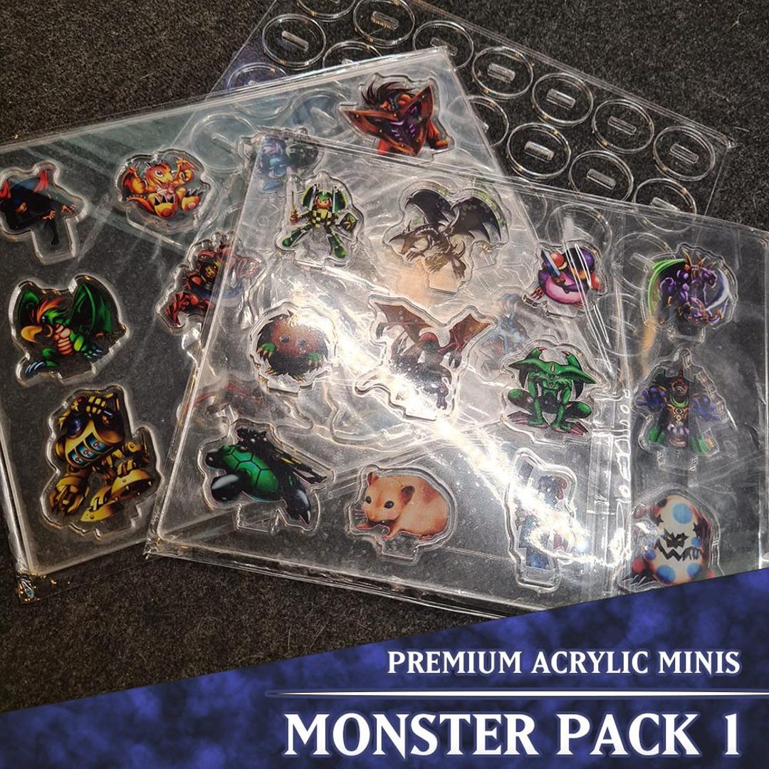 DDM 2D Miniatures - Monster Pack 1 | Acrylic | 2 Sided View - Etsy