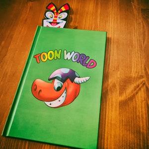 Toon World & Toon Kingdom Notebooks | Toon Bookmark Free - Etsy