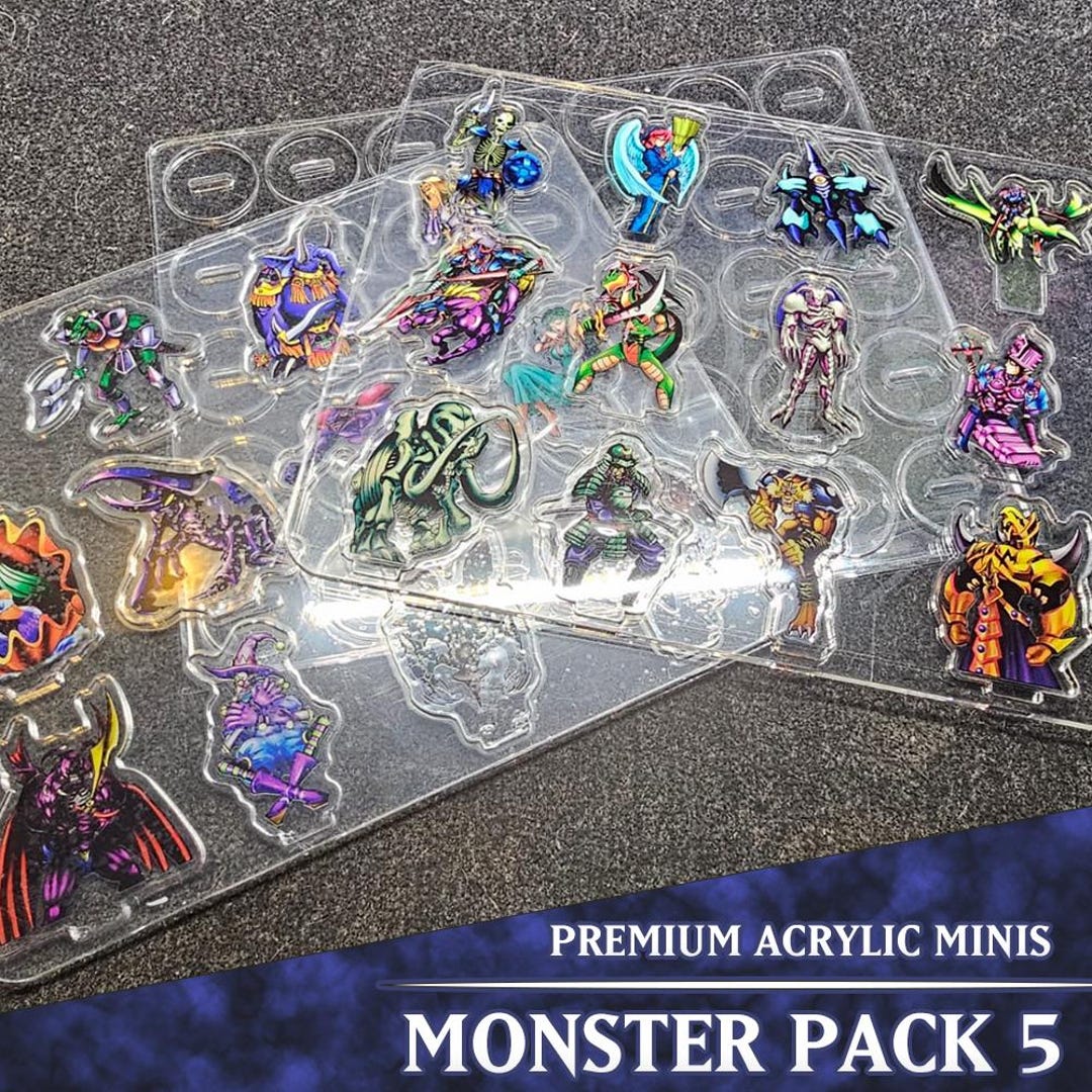 DDM 2D Miniatures - Monster Pack 5 | Acrylic | 2 Sided View - Etsy