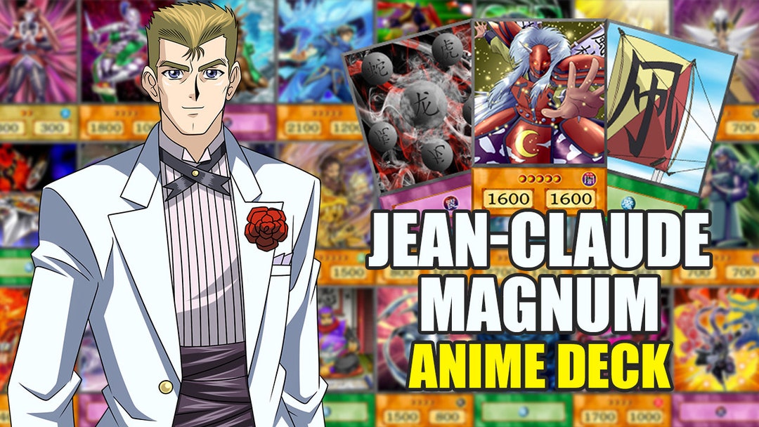 Jean-claude Magnum | Anime Orica Deck - Etsy