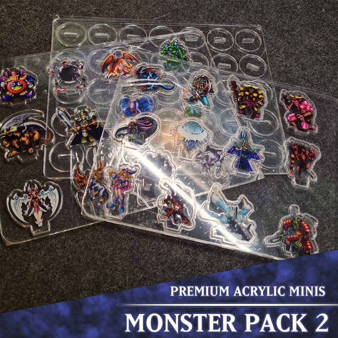 DDM 2D Miniatures Monster Pack 2 Acrylic 2 Sided View - Etsy