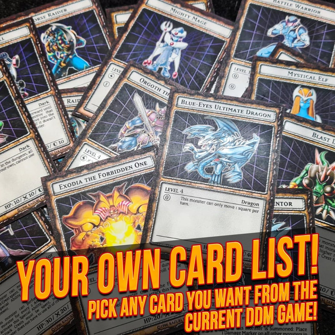 DDM Proxy Cards (your Own Card List) | Common - Etsy