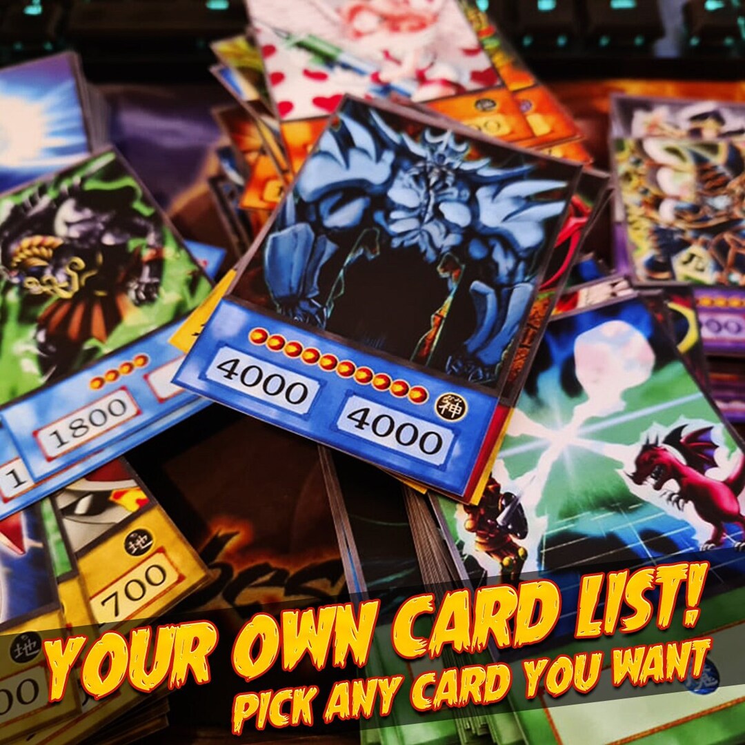 Anime Style Card your Own Card List Common - Etsy