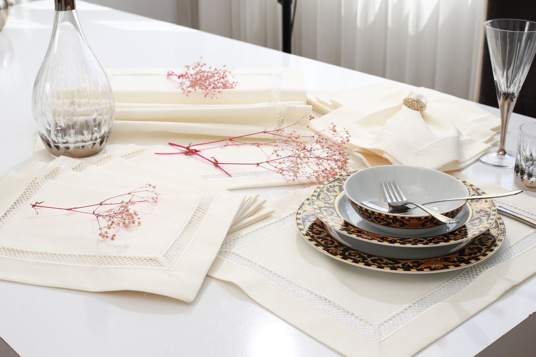 Table Linens 25 Pieces Quality Linen Table Cloth A Great - Etsy
