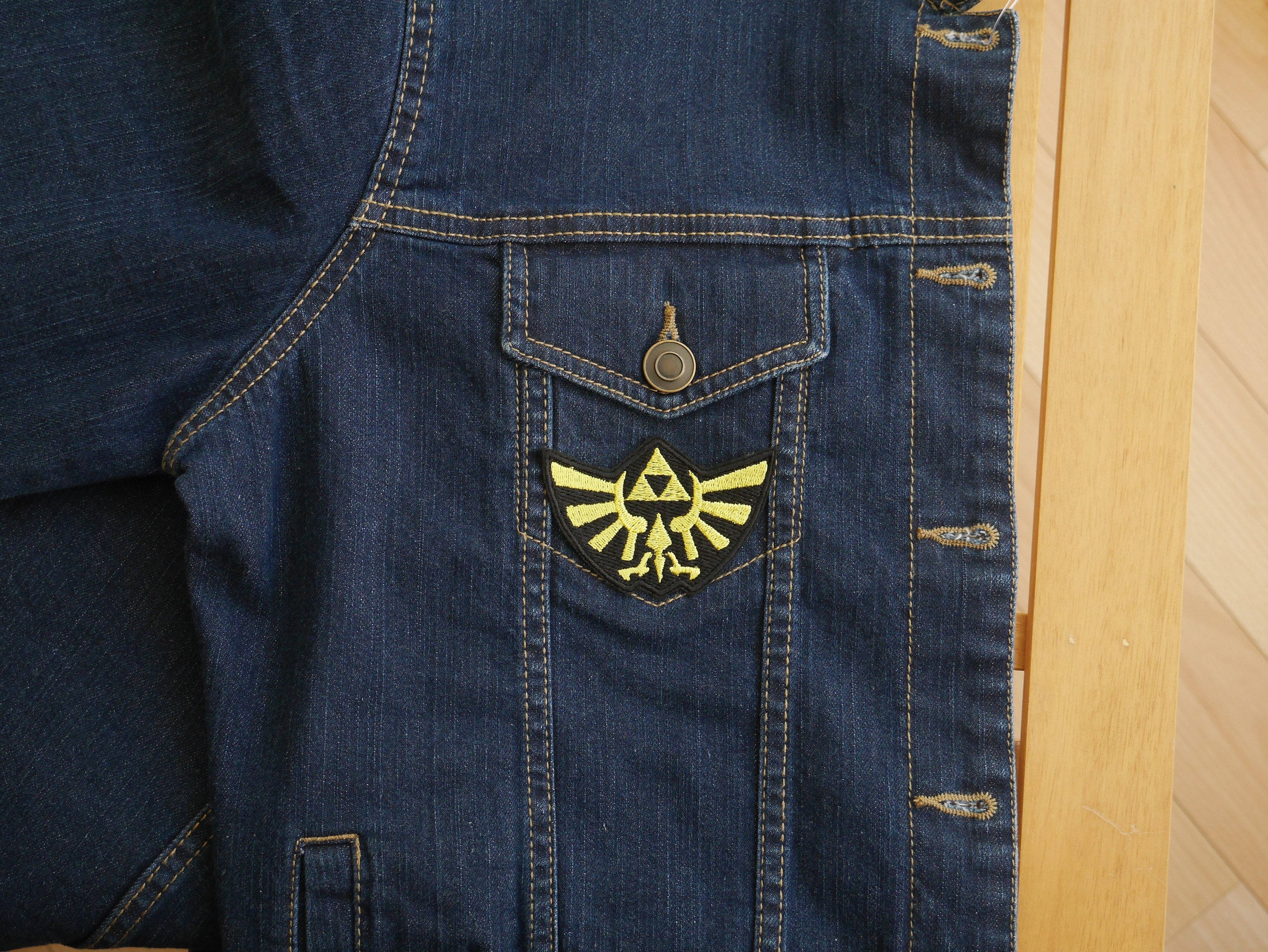 Zelda Shield and Wings Iron on Embroidery Patch - Etsy