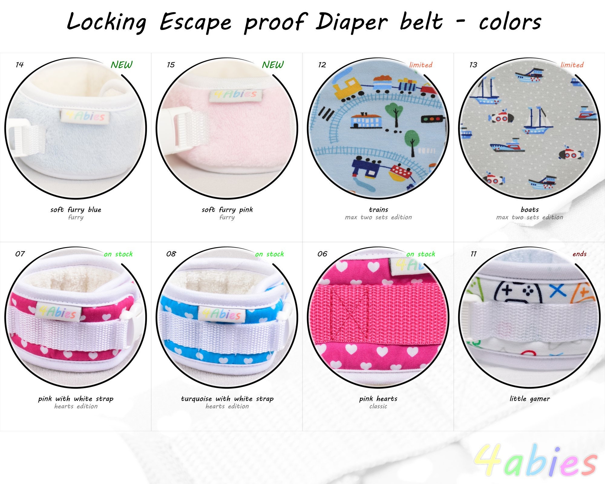 Locking Escape Proof Diaper Belt - Etsy UK