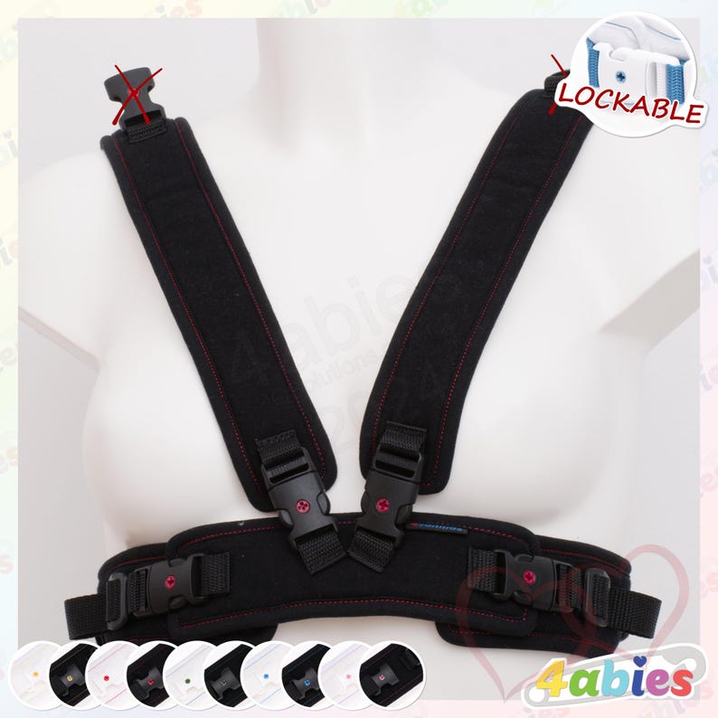 Lockable Chest Harness - Discrete (no Side Clips) - for Couples ...