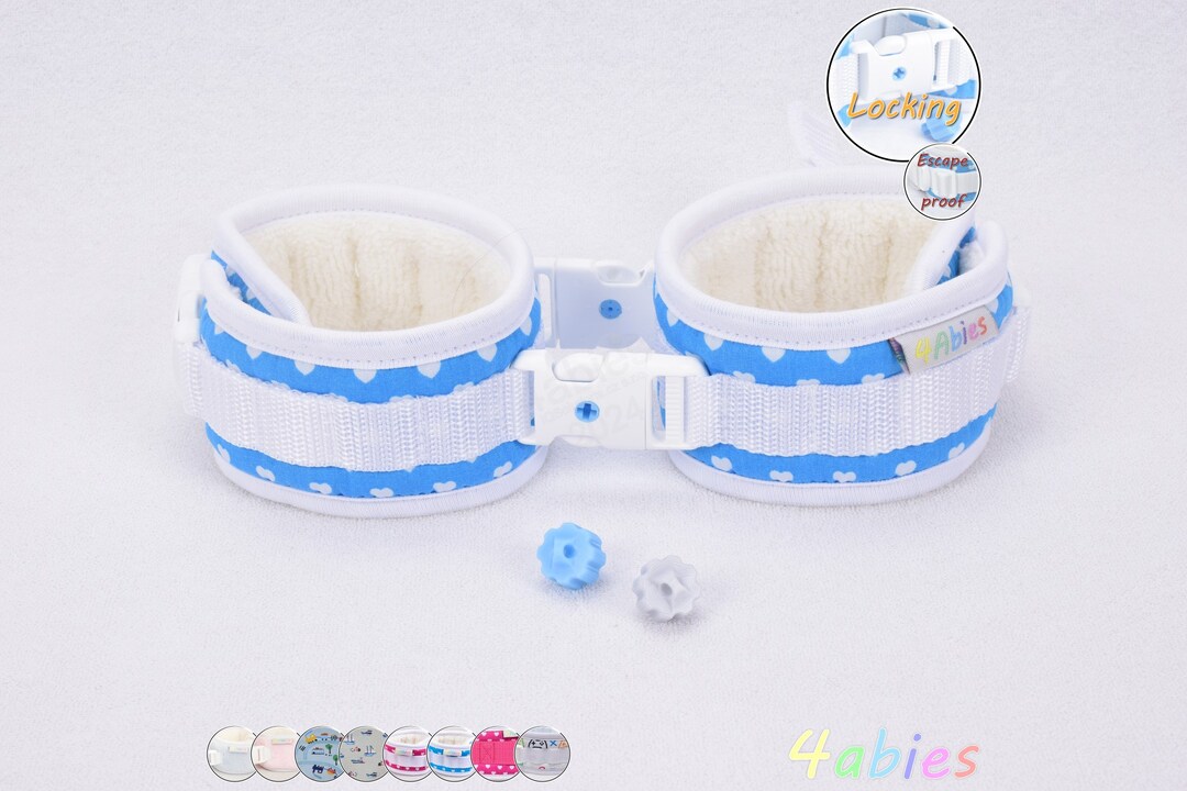Locking: Ankle Cuffs Escape Proof fastened ABDL / BDSM / Regression - Etsy