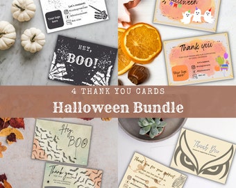 Halloween Insert Card - Etsy