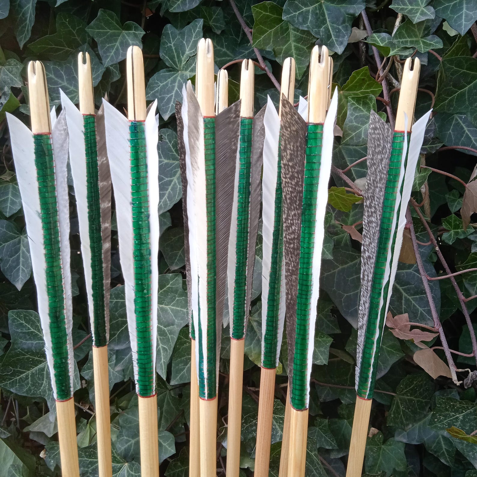 Traditional Medieval English Arrows. Custom Wooden Arrows. 6 Arrows - Etsy
