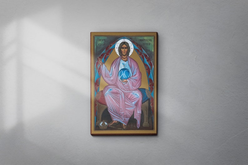 Ikona Miłosiernego Boga Ojca Lia Galdiolo, Deus Abba, Omnipotens Pater ...