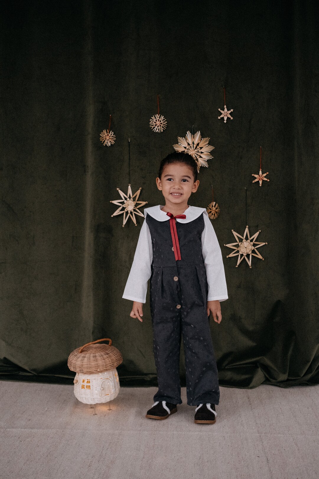 Jude Stars Kids Christmas Custom Design Romper - Etsy